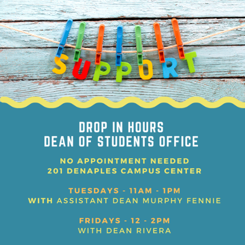 "Meet with the Dean": Drop-In Hours | Dean of Students Office | Student ...
