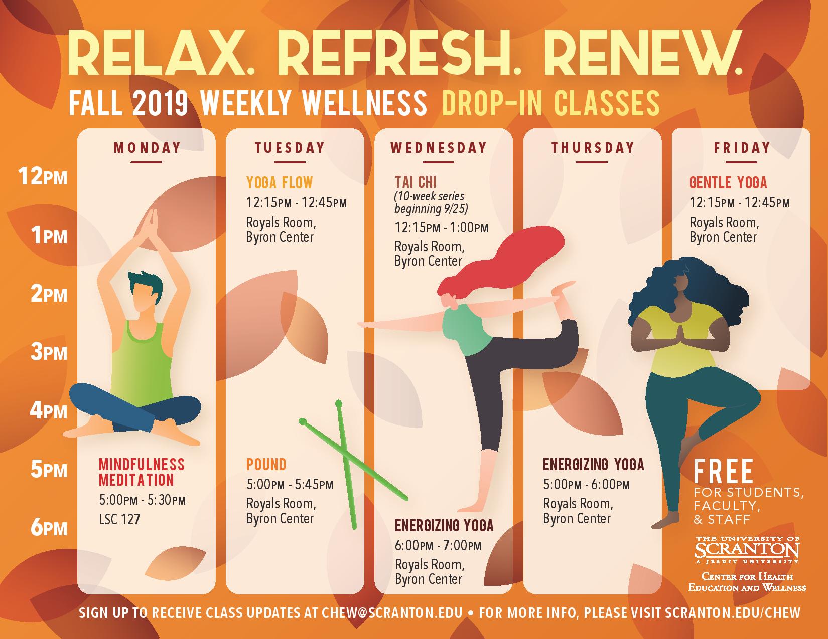 Wellness Events Classes Employee Wellness Student Life Wellness Events Classes Employee Wellness Student Life